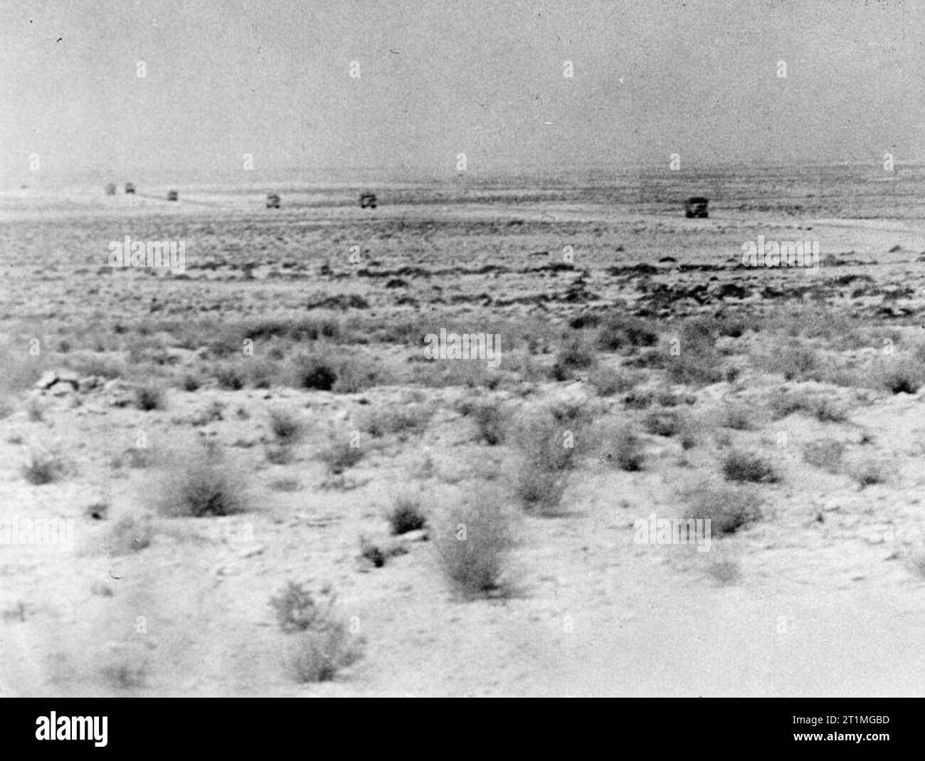 War Office Second World War Official Collection Enemy vehicles passing ...