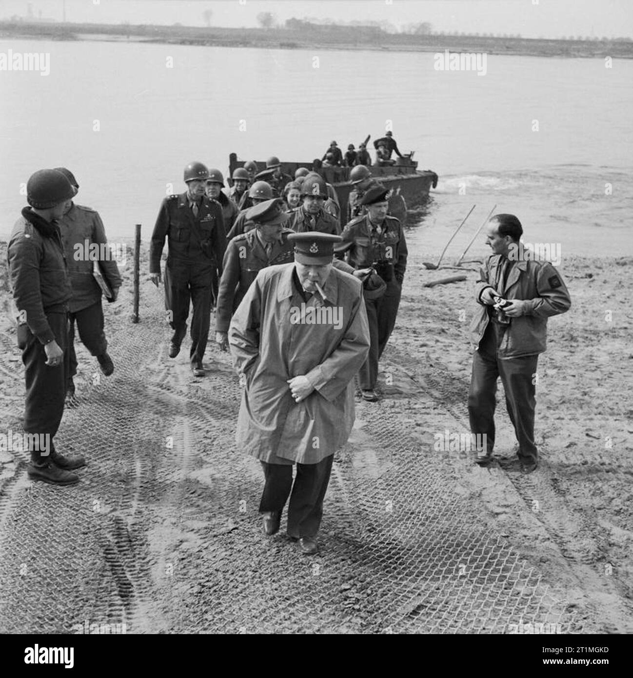 Winston Churchill As Prime Minister 1940-1945 North West Europe 1944 ...