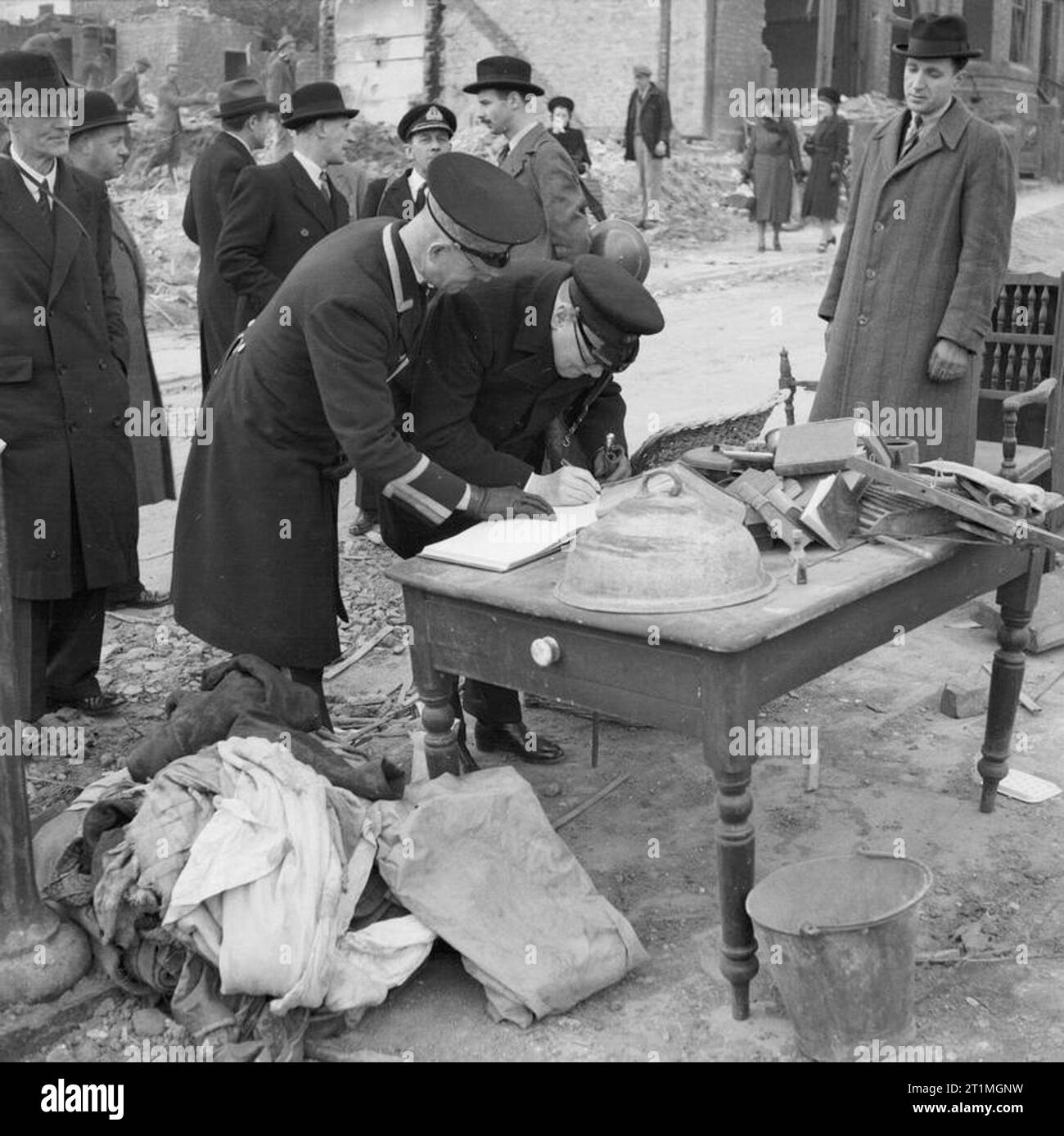 Winston Churchill during the Second World War On a kitchen table ...