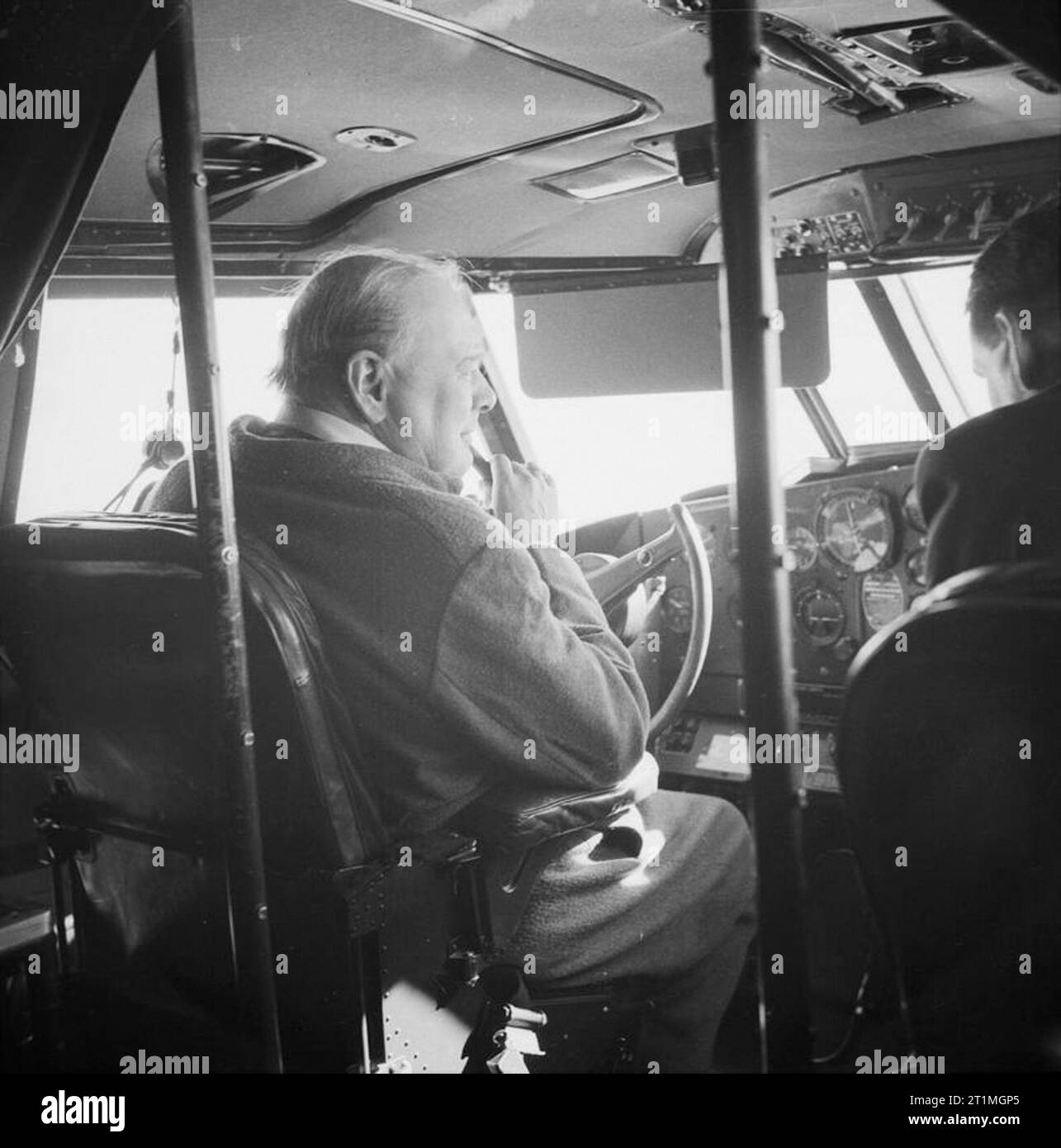 Winston Churchill during the Second World War in Bermuda The Prime ...