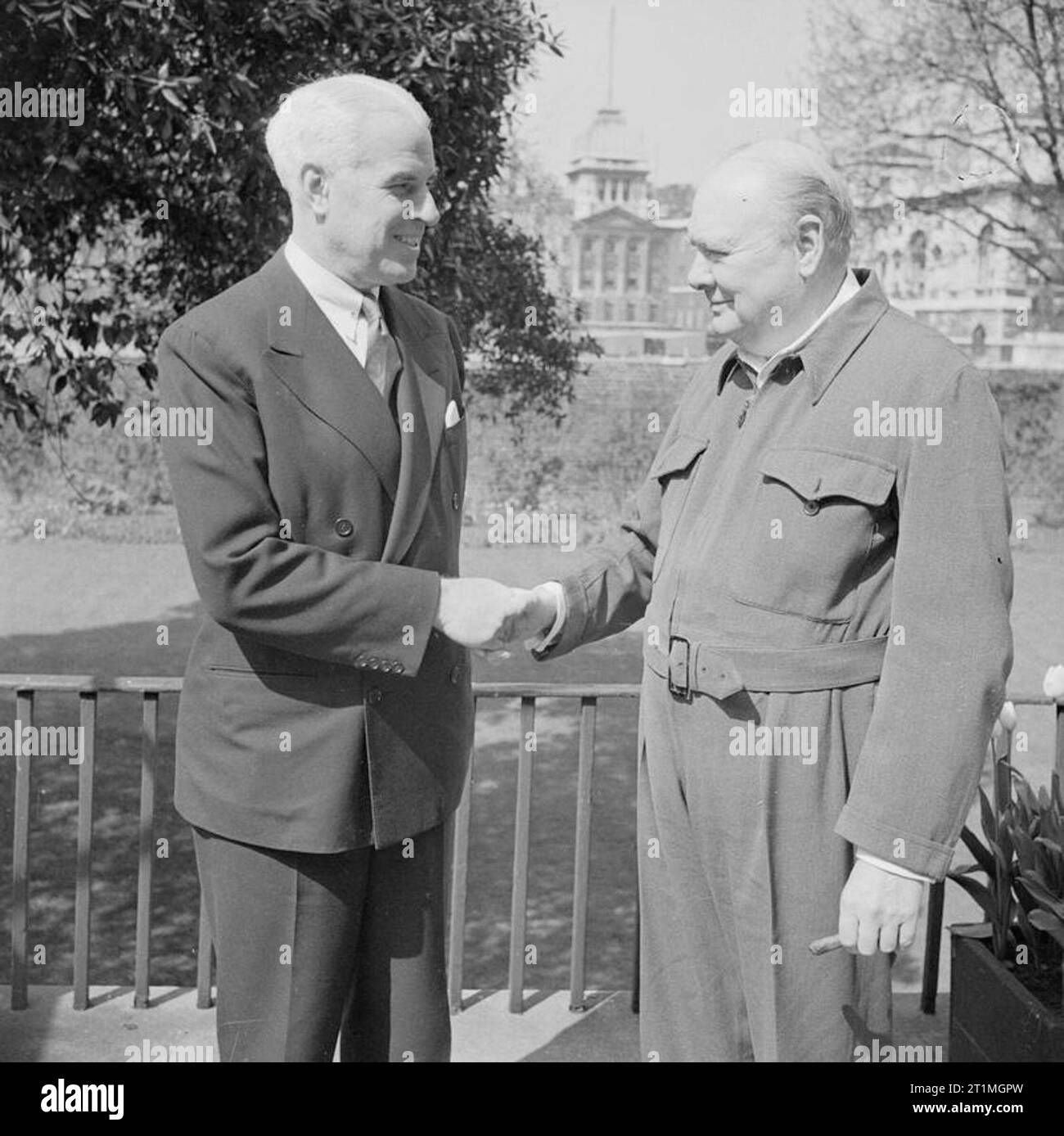 Winston Churchill during the Second World War in the United Kingdom ...