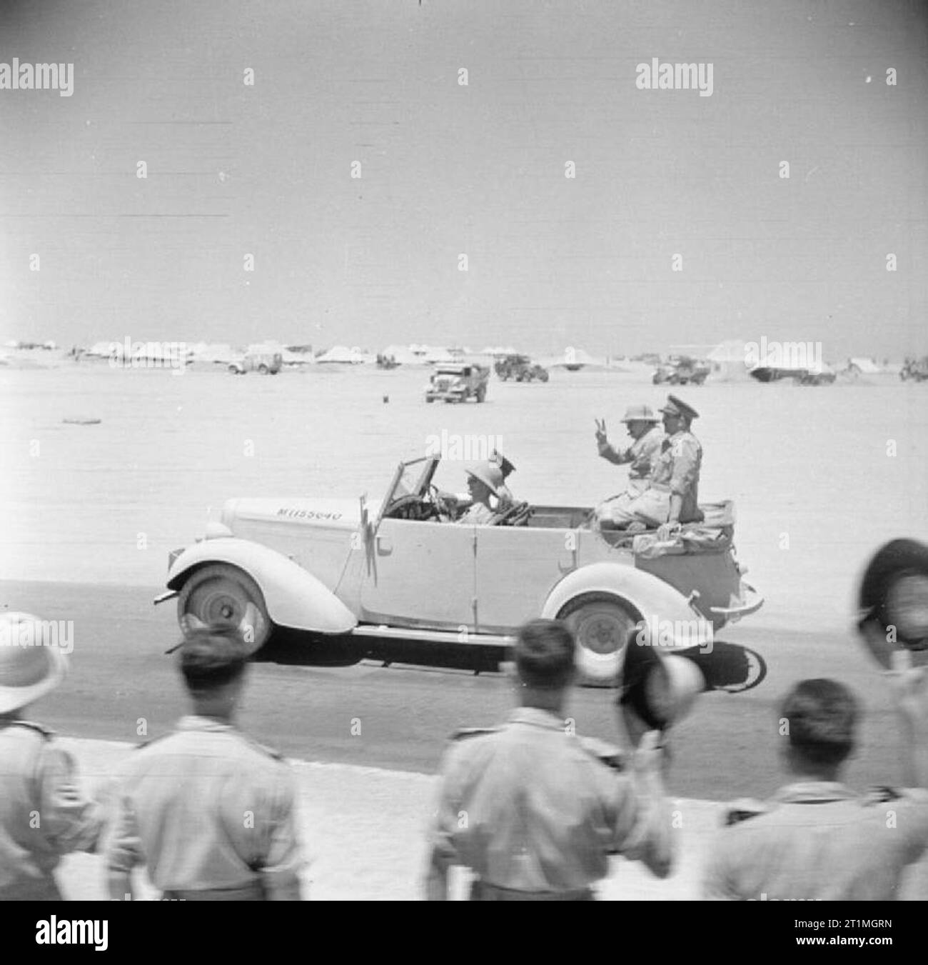 Winston Churchill Visits Armoured Units at Tel-el-kebir, Egypt, August ...