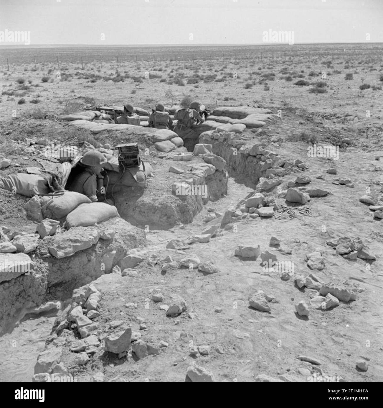 Australian forces tobruk Black and White Stock Photos & Images - Alamy