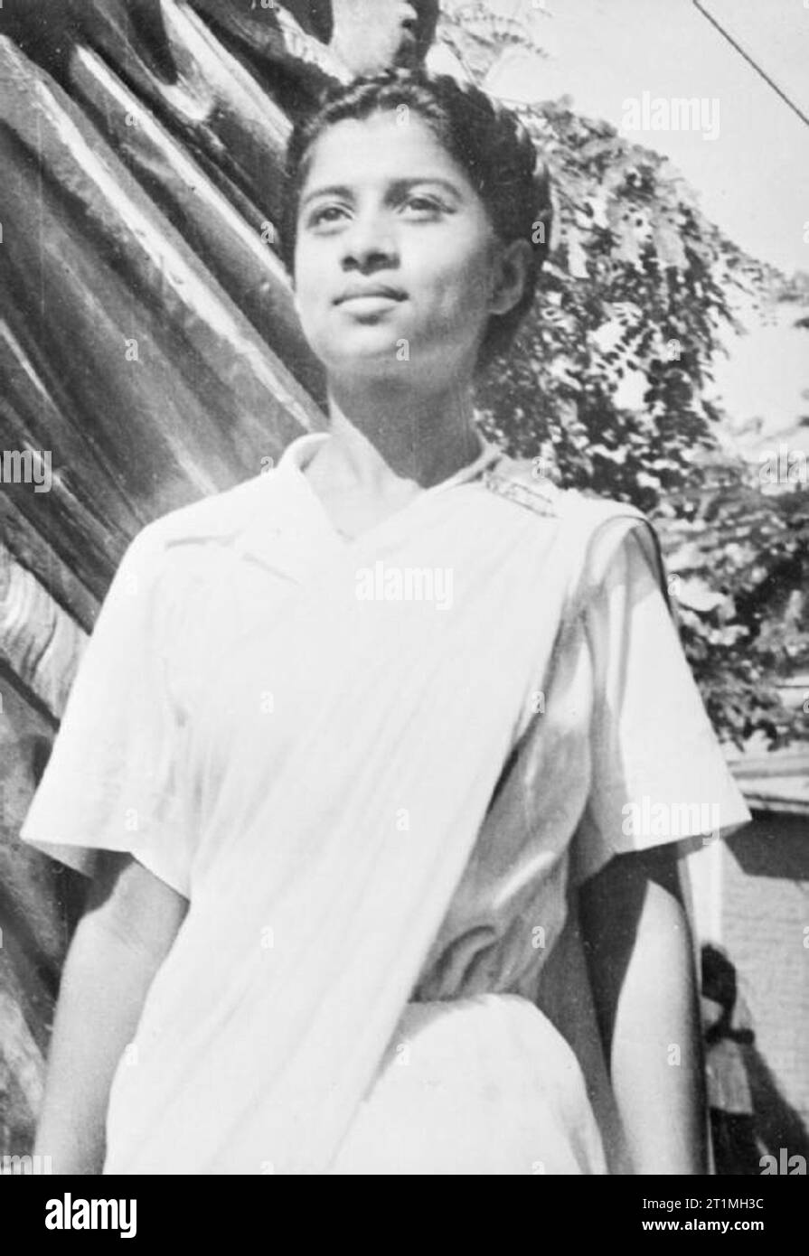 Commonwealth Forces in India Portrait of WRIN (Women's Royal Indian ...