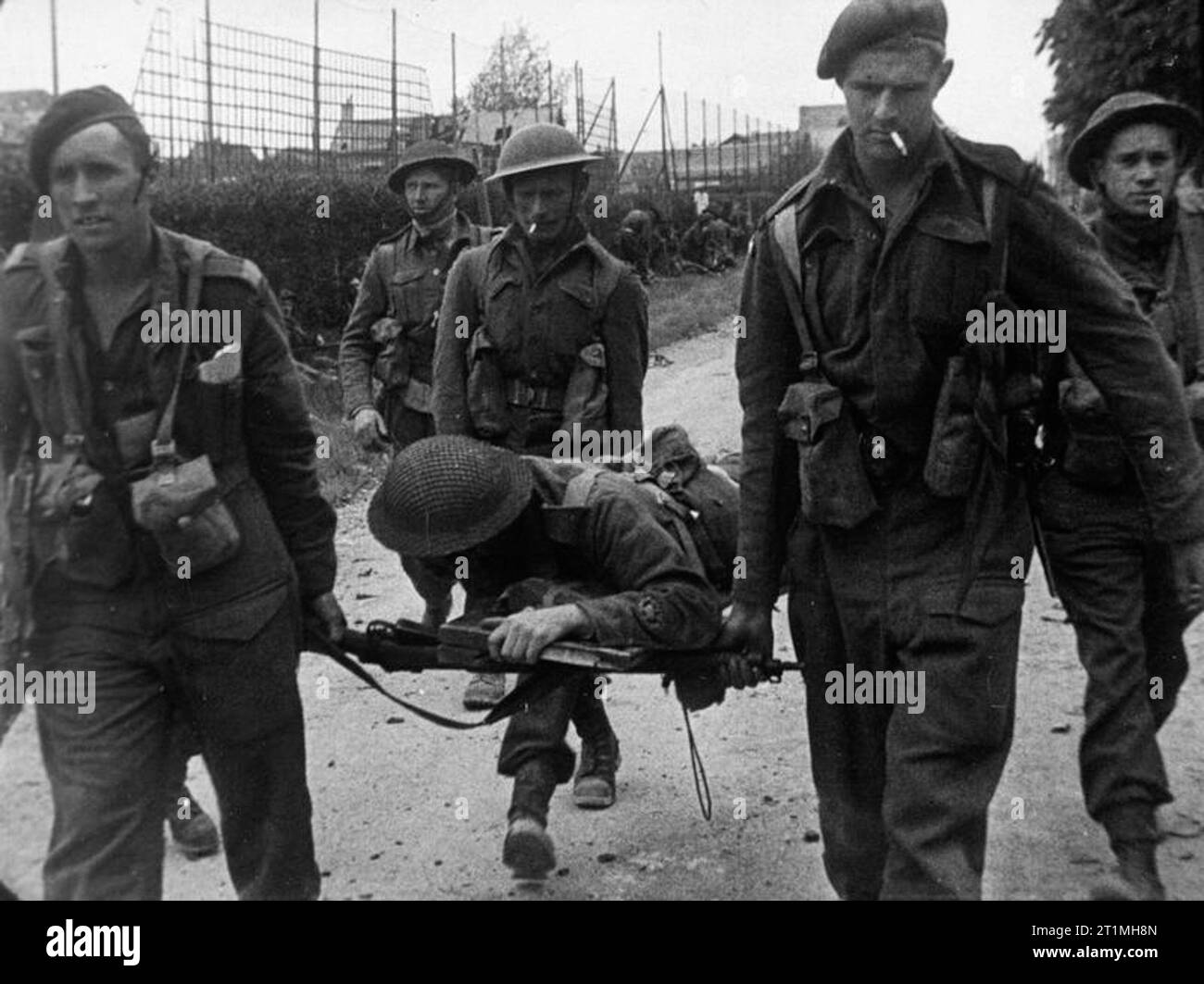D-day - British Forces during the Invasion of Normandy 6 June 1944 Commandos of No. 4 Commando ...