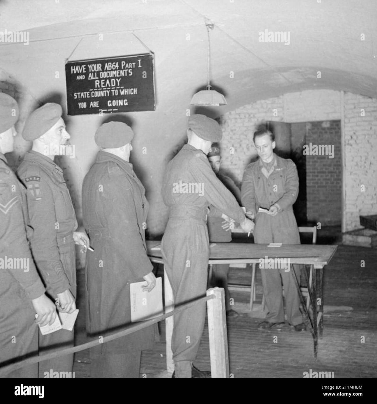 Demobilisation of the British Army The four millionth British soldier ...