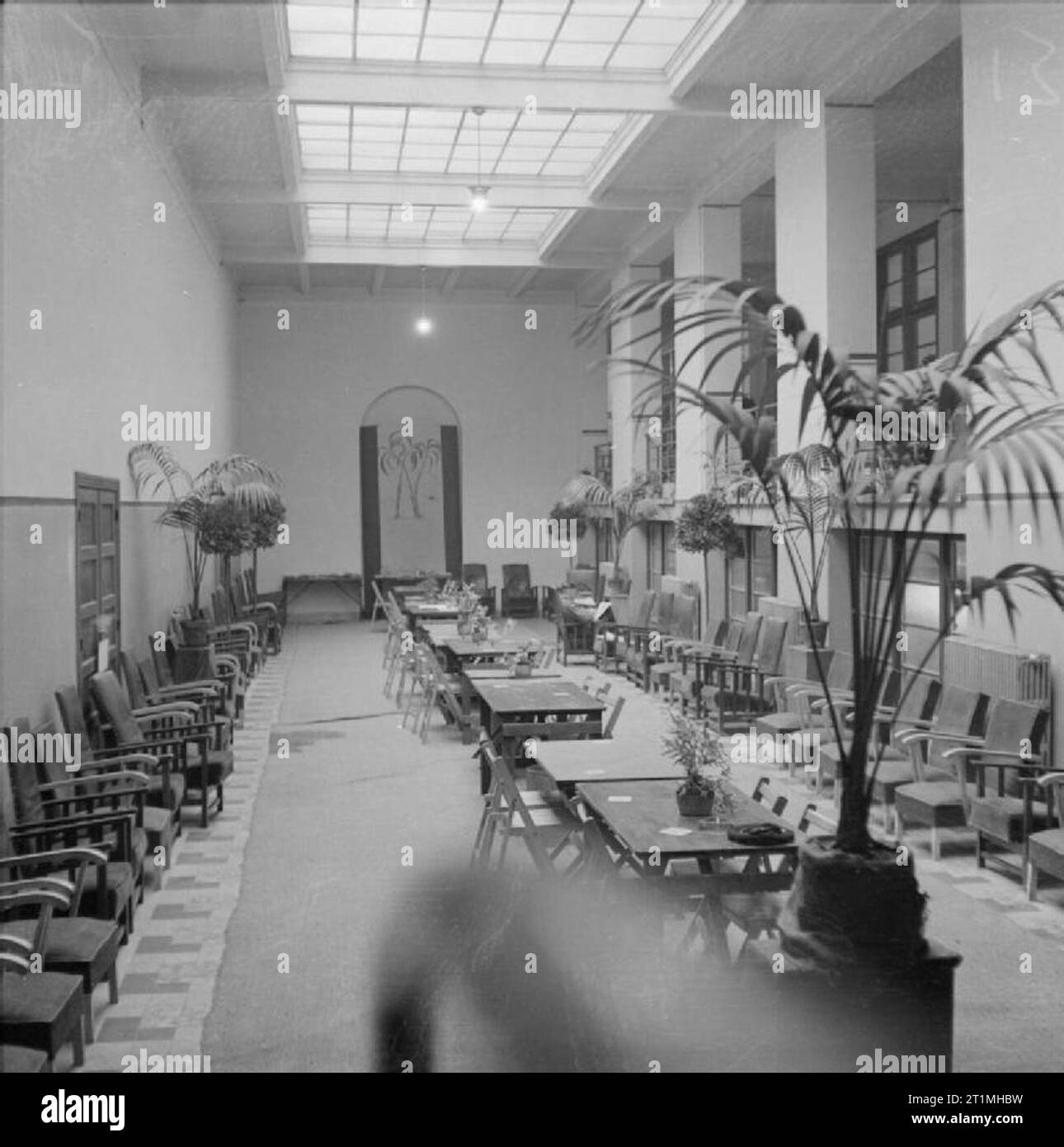 Demobilisation of the British Army A view of the other rank's lounge at ...