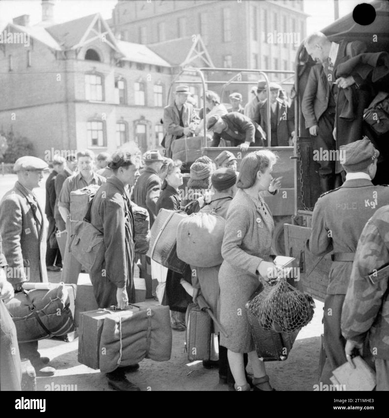Displaced persons camp 1945 hi-res stock photography and images - Alamy