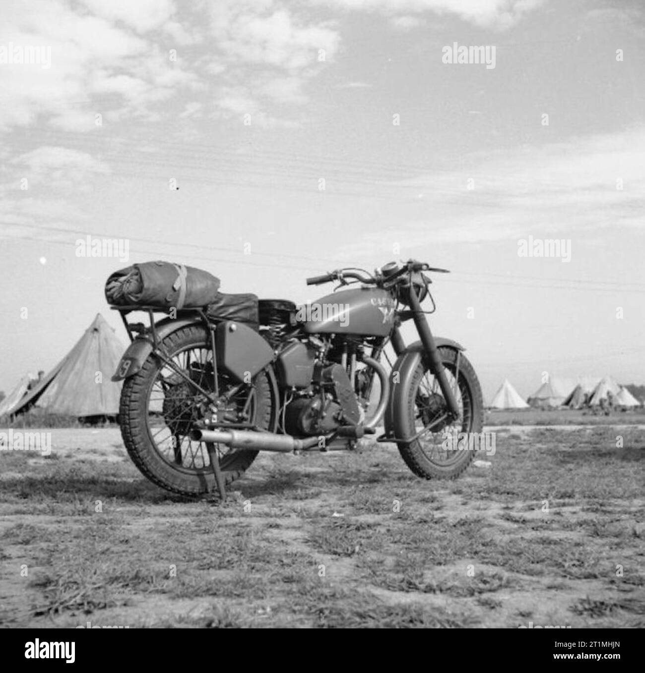 1942 british motorcycle Black and White Stock Photos & Images - Alamy
