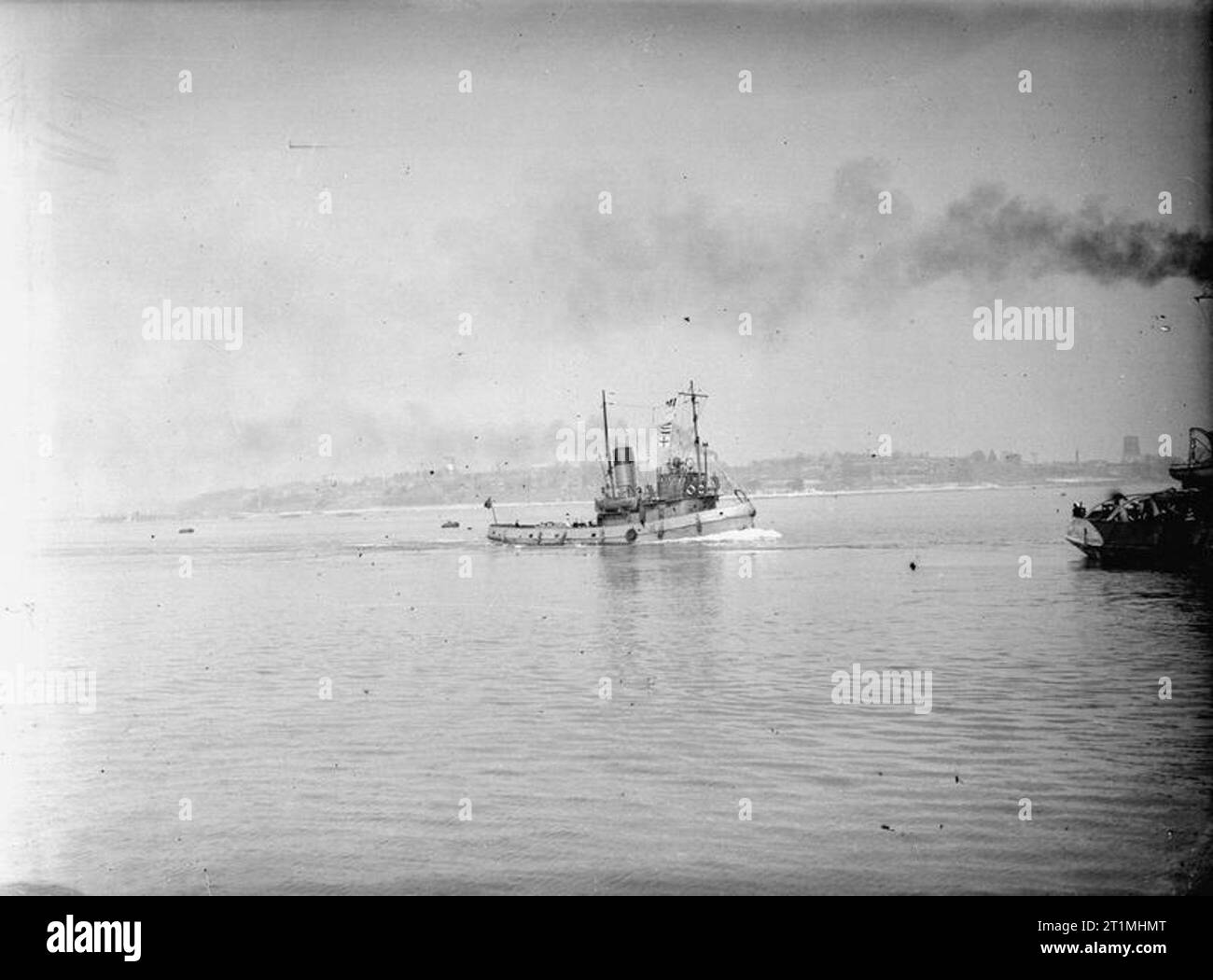 Rescue Tugs. 24 March 1943, Harwich. The British Rescue tug HMS KENIA ...