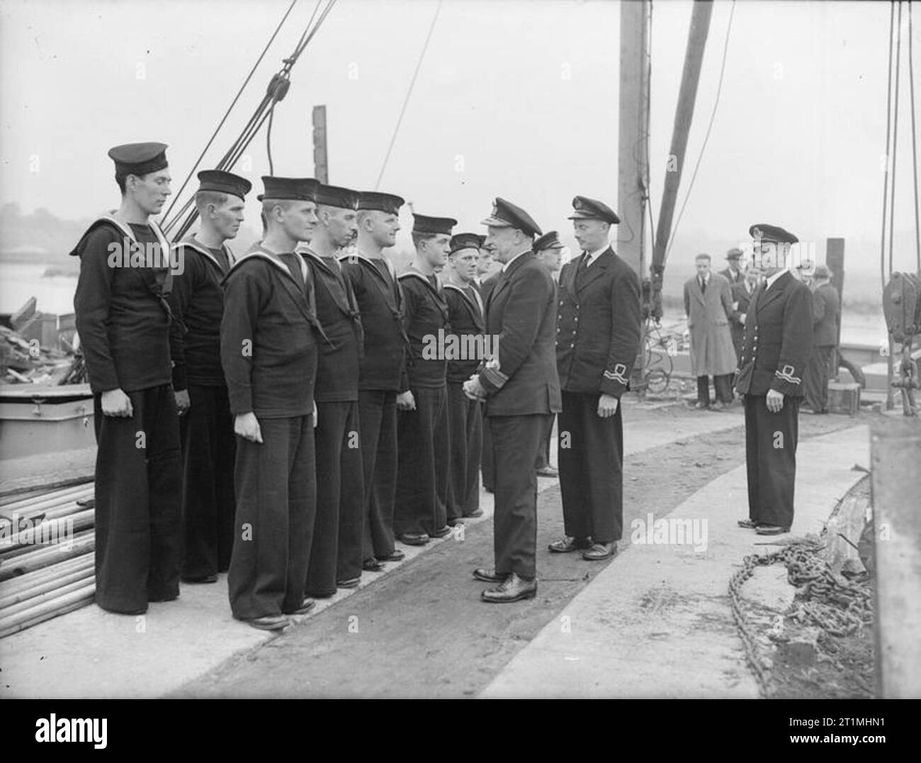 Rear-admiral Rogers Attends the Commisioning of a New Motor Minesweeper ...