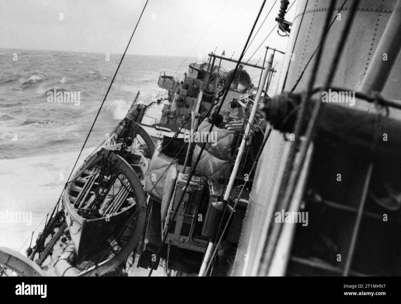A River-class frigate of the Second World War Stock Photo - Alamy