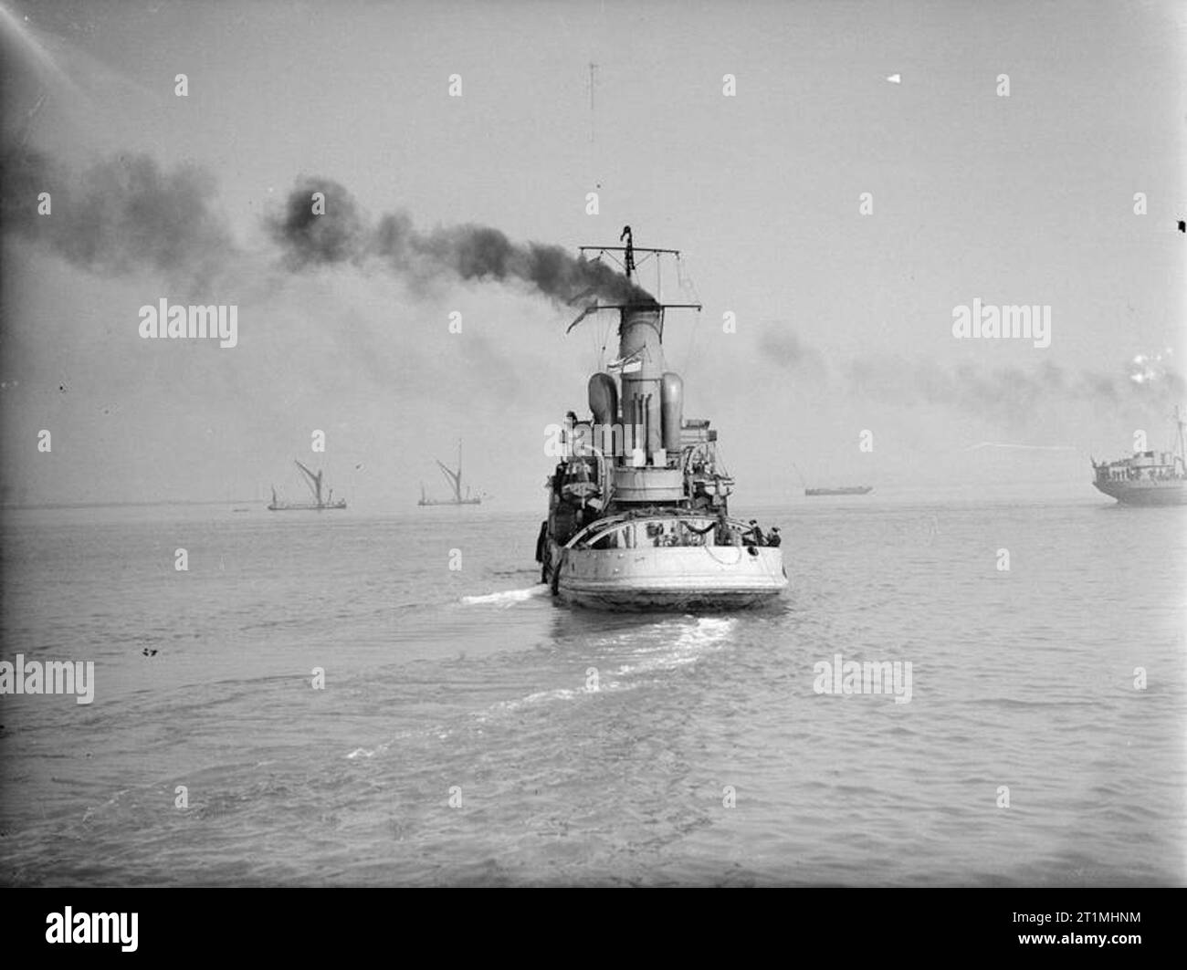 Rescue Tugs. 24 March 1943, Harwich. HMS ATTENTIF, rescue tug Stock ...