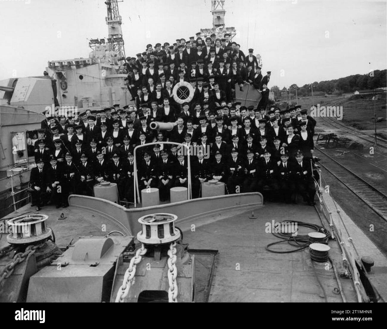 Road Back From Kiel. May 1945, on Board the Destroyer HMS Zealous, As ...