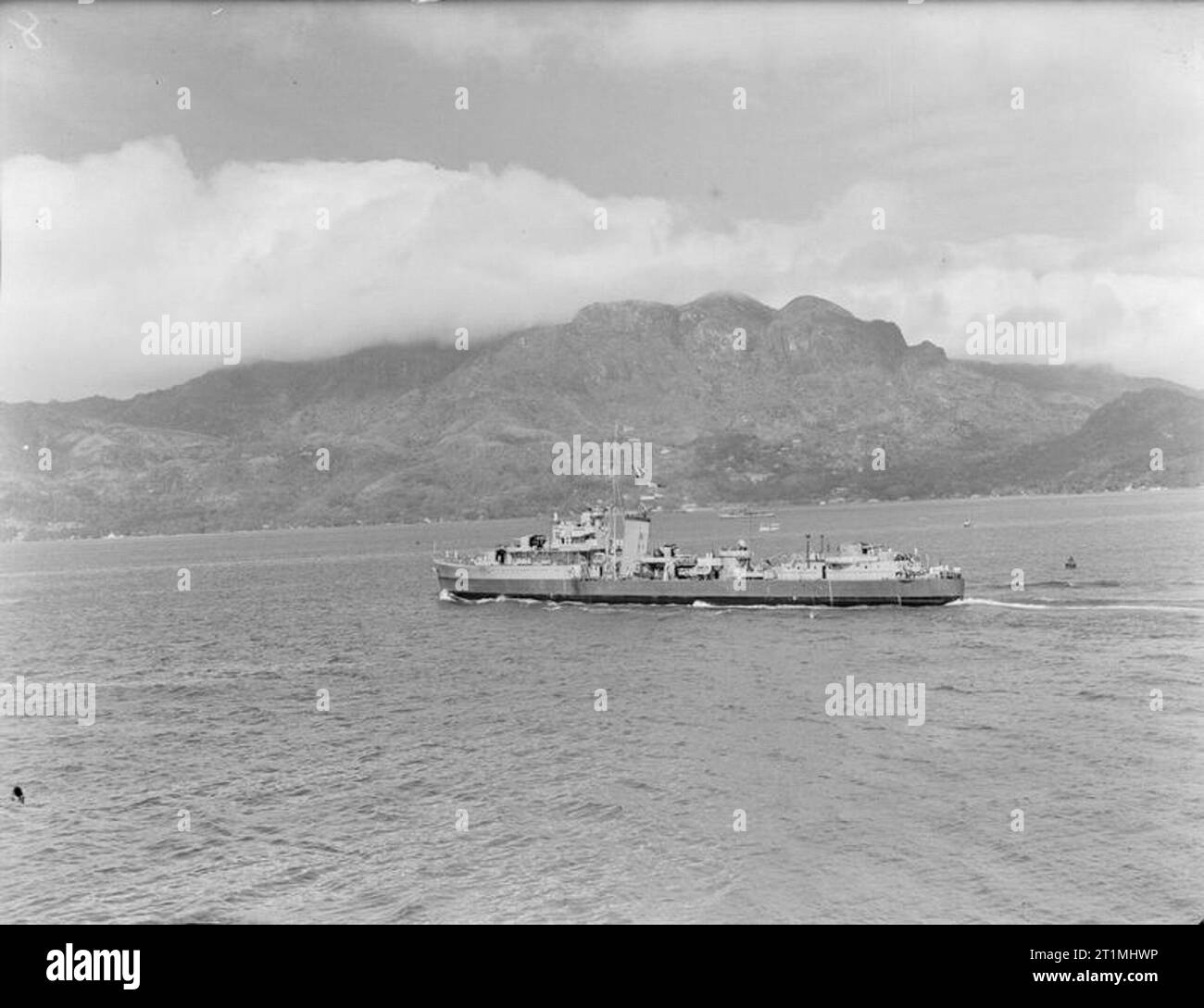 Ships of the Eastern Fleet. August 1942, on Board HMS Mauritius. HMS ...