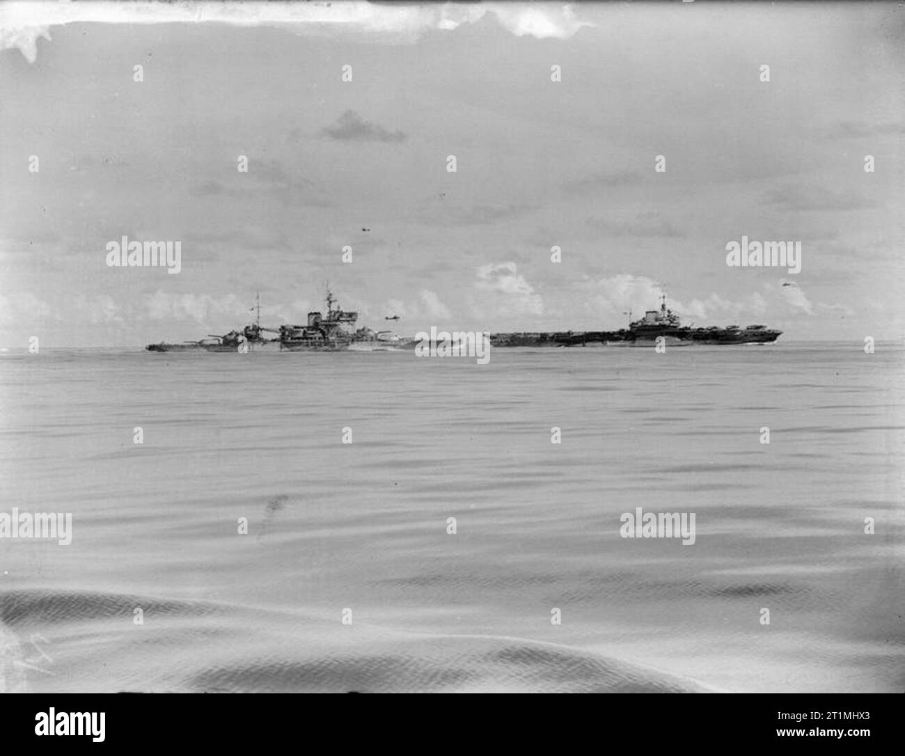 Ships of the Eastern Fleet. August 1942, on Board HMS Mauritius. HMS ...