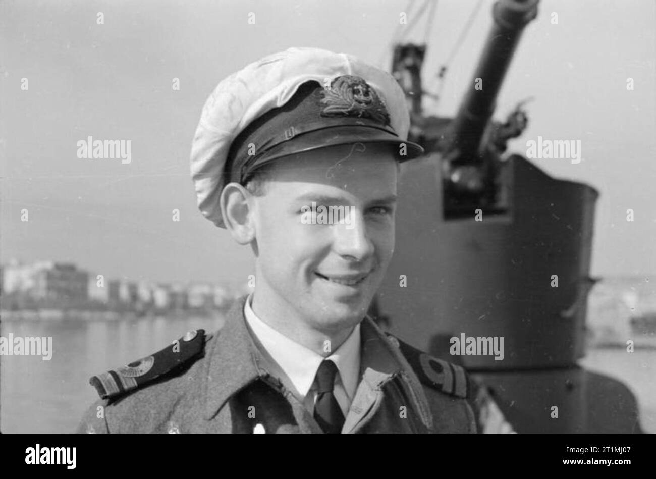 Submarine Officers. February and March 1943, at HMS Talbot, Malta ...