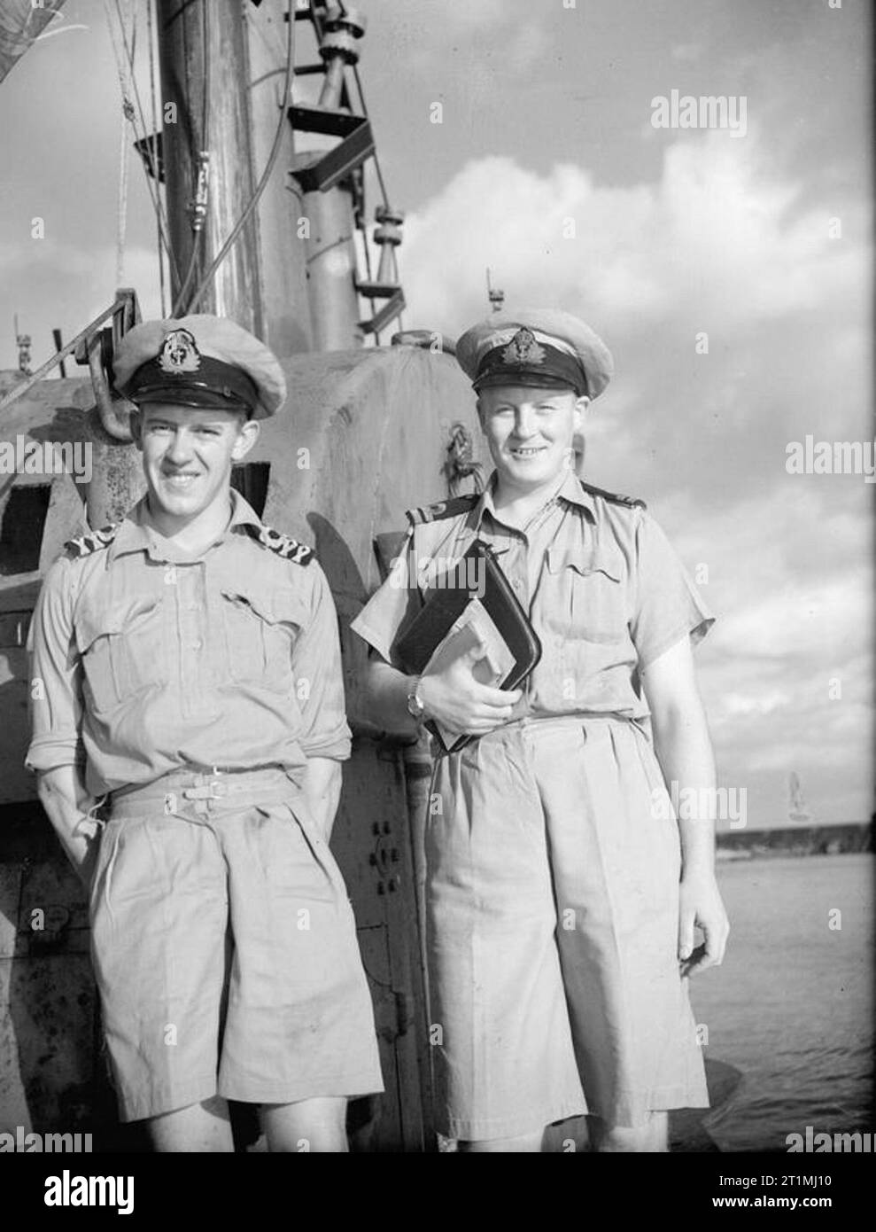 Submarine Officers .30 October To 7 November 1942, Beirut, Syria. Left ...