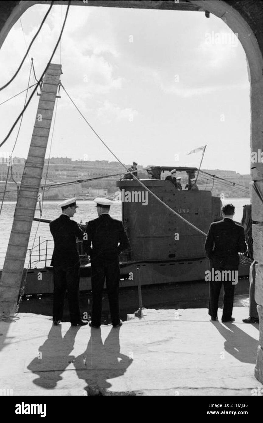 Submarines and Submarine Officers. 26 and 27 January, Malta Submarine ...