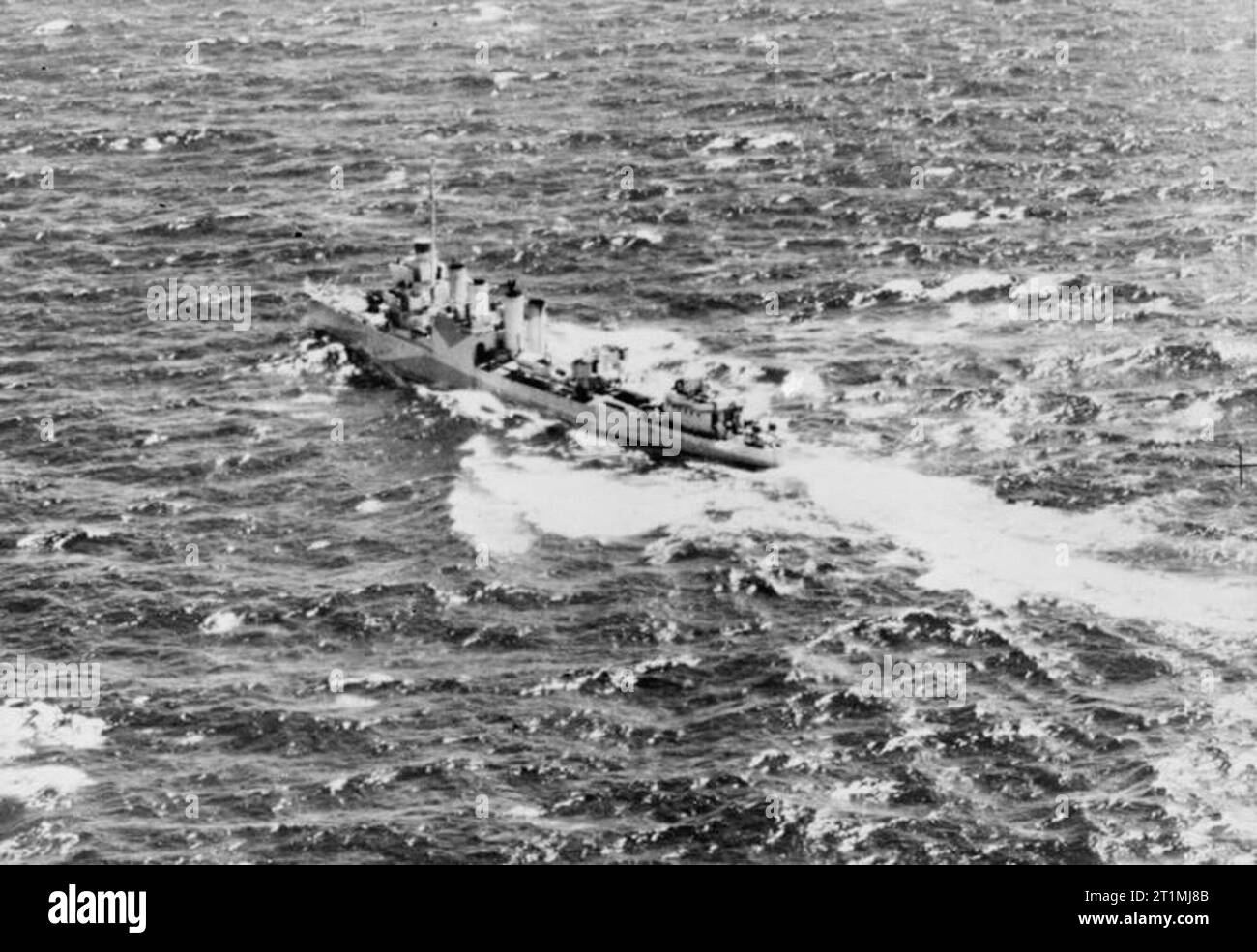 The Destroyer HMS Beverley Stock Photo - Alamy