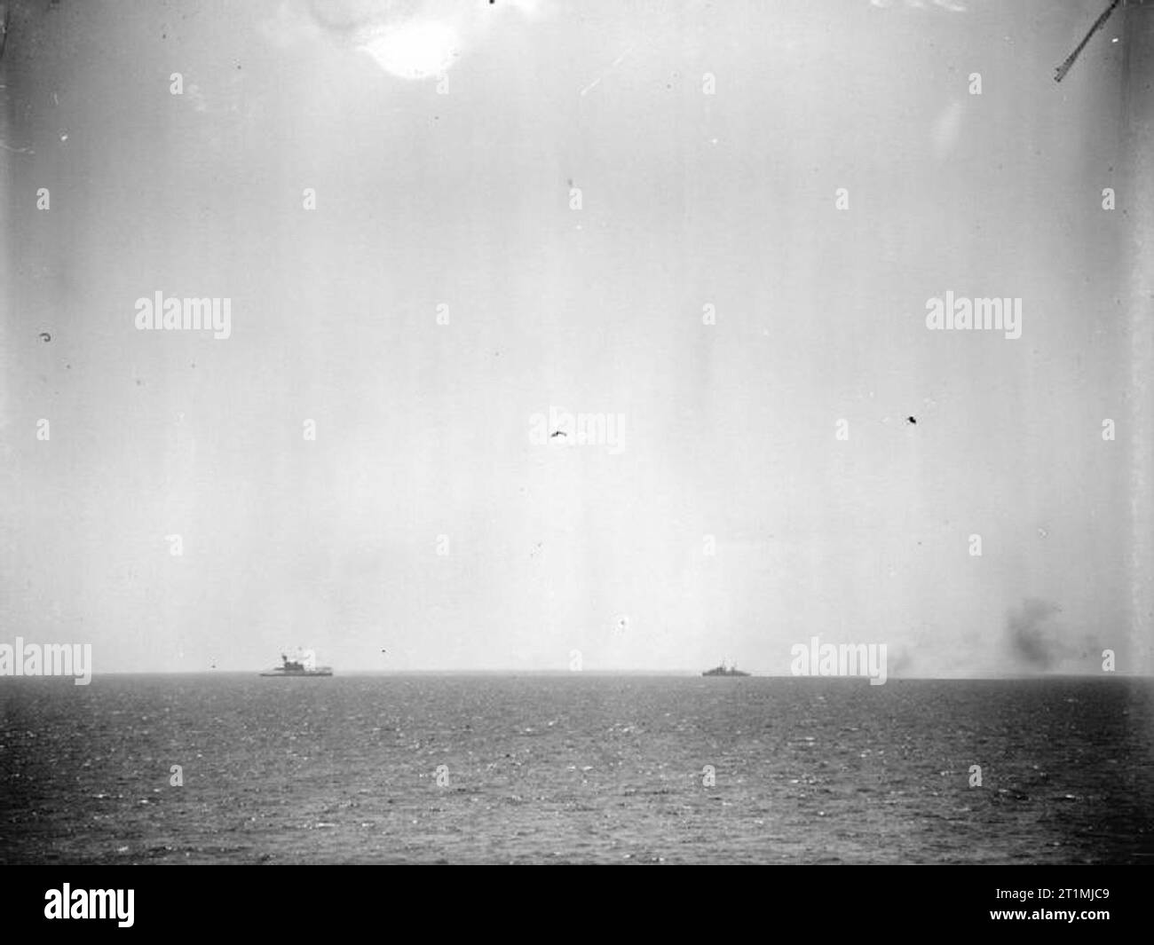 The End of the British Aircraft Carrier, HMS Eagle, Whilst on Convoy ...