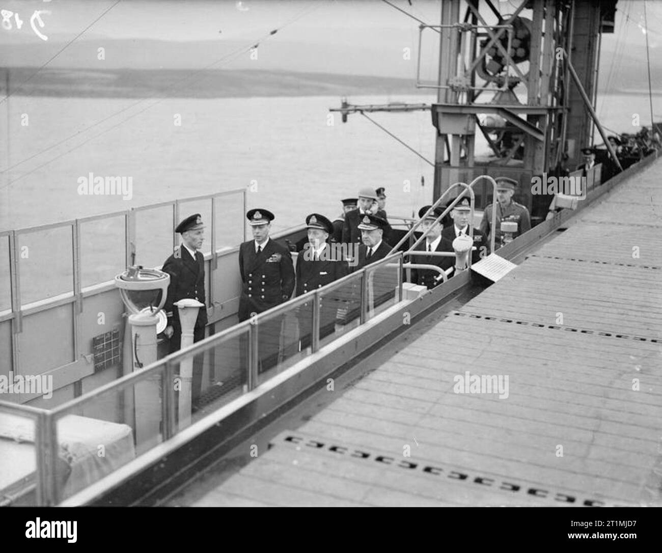 The King Pays 4-day Visit To the Home Fleet. 18 To 21 March 1943, at ...