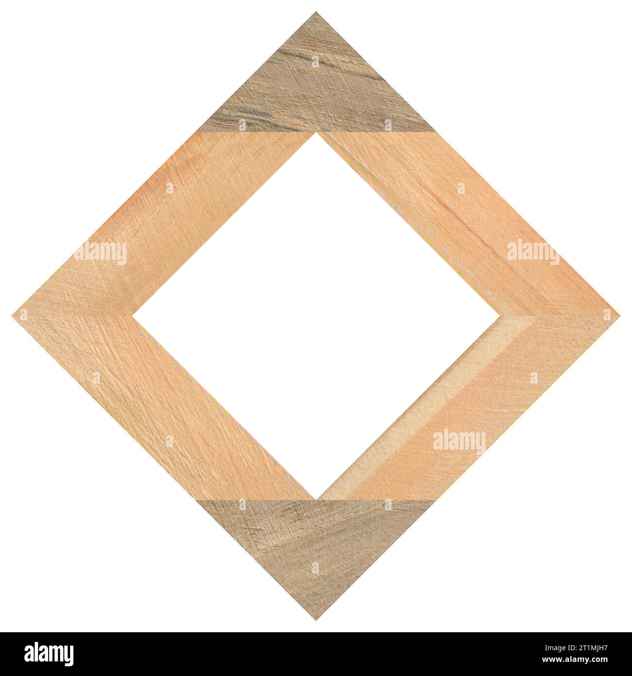 Wooden marquetry frame, wooden frame made from a combination of ...