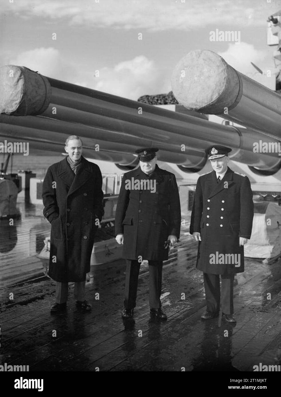 The Prime Ministers Visit To The Home Fleet At Scapa Flow 11 October 1942 The Prime Minister