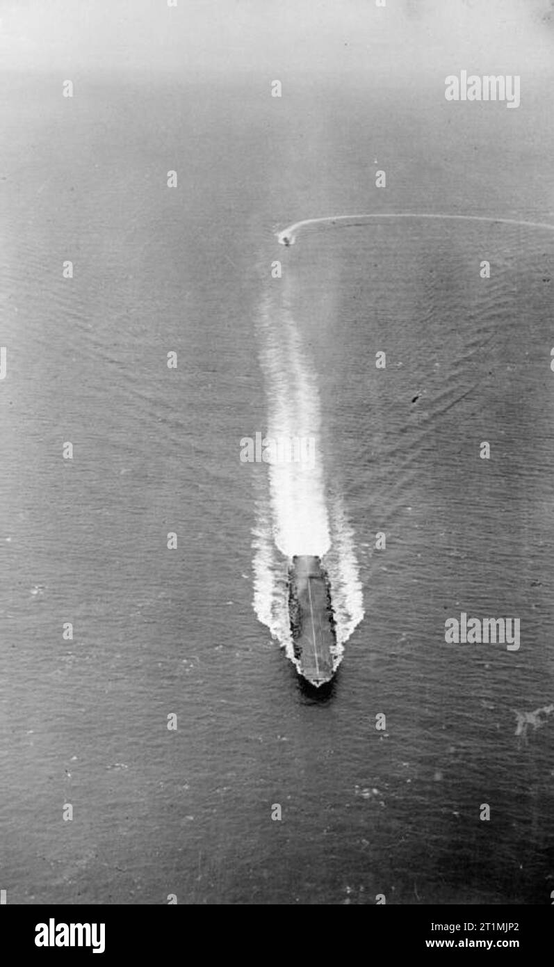The Royal Navy during the Second World War HMS FORMIDABLE seen from the ...