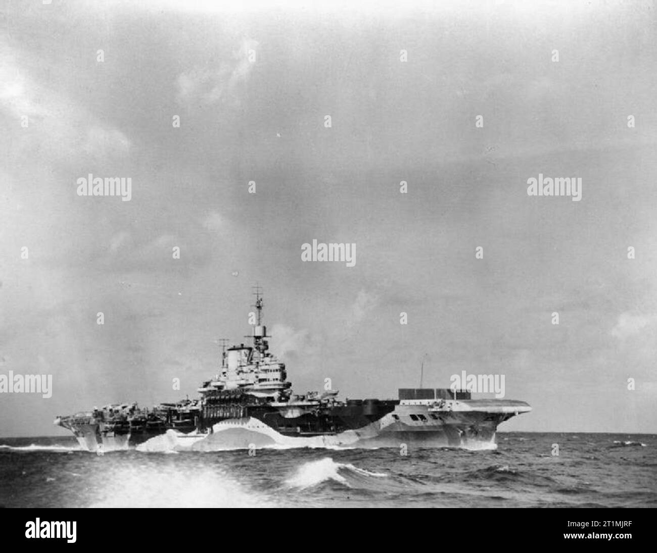 The Royal Navy during the Second World War HMS FORMIDABLE sailing in ...