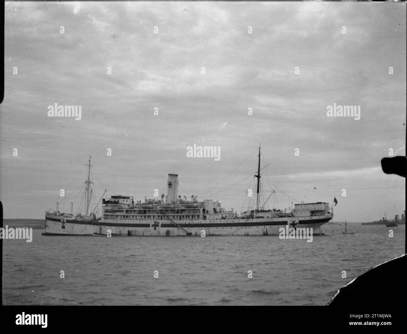 The Royal Navy during the Second World War General view of the hospital ...