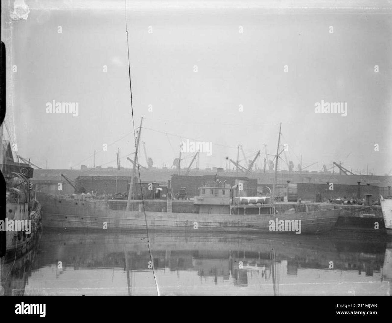 The Royal Navy during the Second World War Broadside view of the MS ...