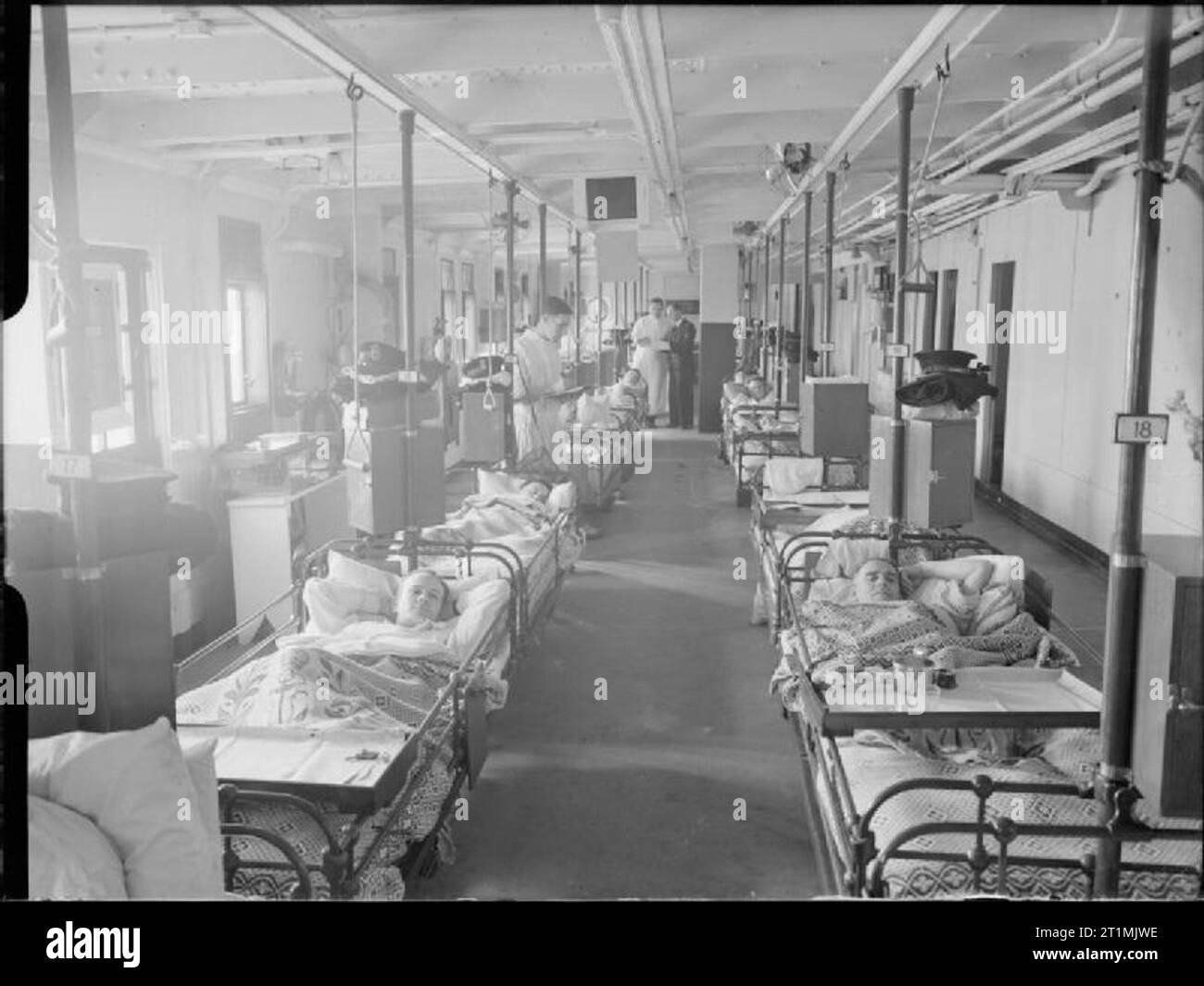 The Royal Navy during the Second World War General view of one of the ...