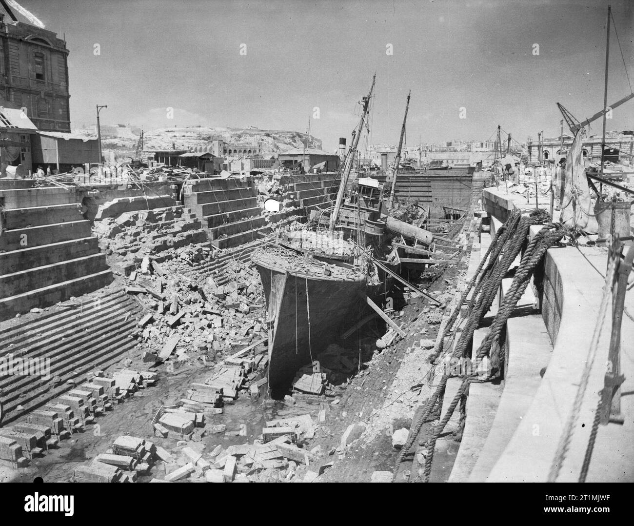 The Royal Navy during the Second World War HMS CORAL being broken up in ...