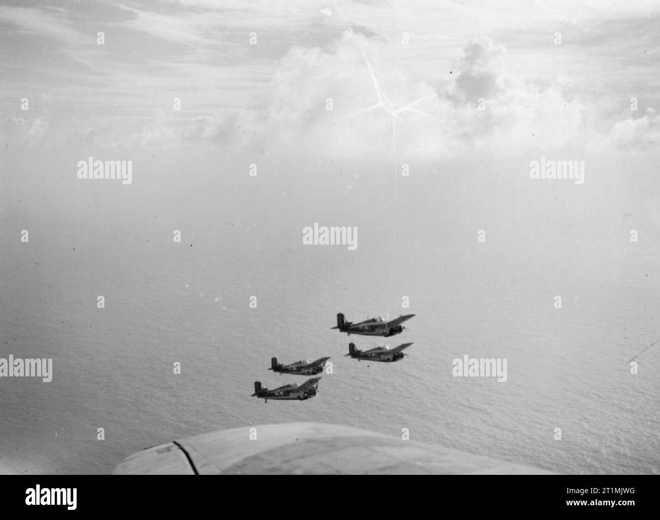 The Royal Navy during the Second World War Four Grumman Martlets of No ...