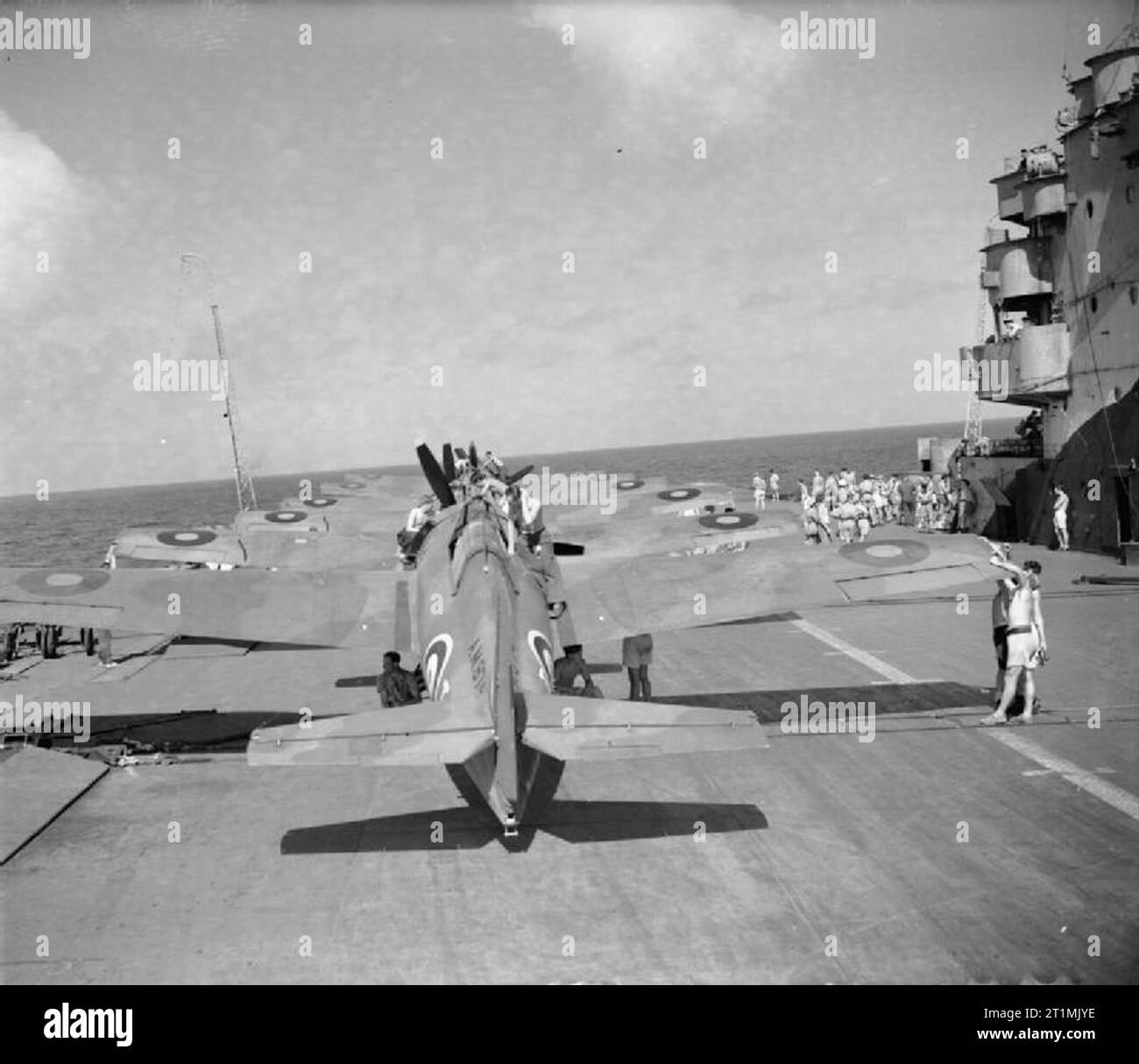 The Royal Navy during the Second World War Looking straight down the ...