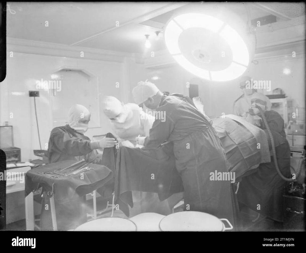 The Royal Navy during the Second World War The scene in an operating ...