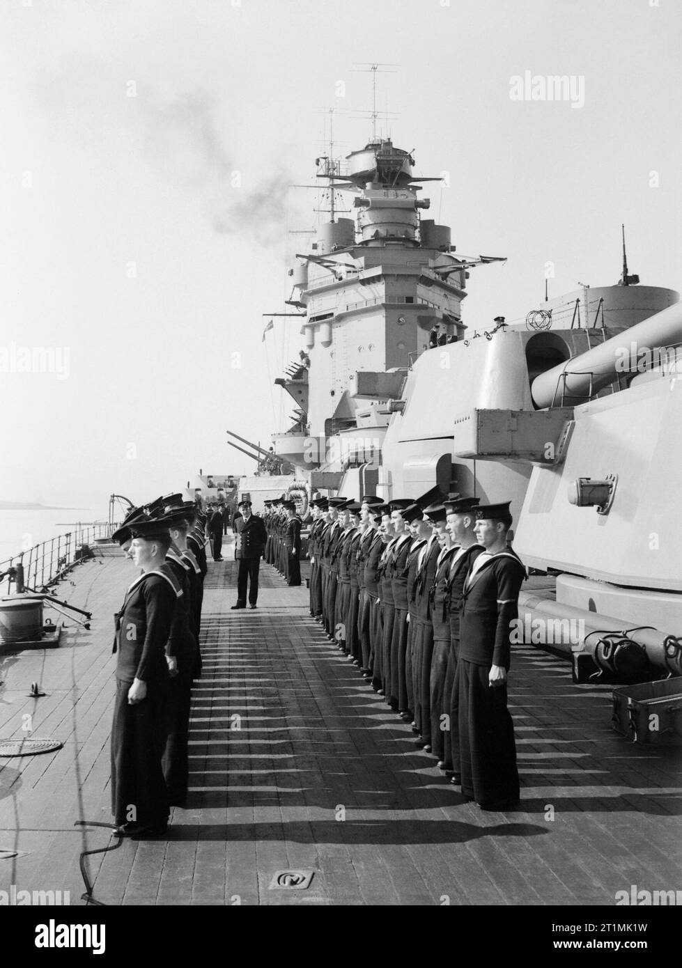 The Royal Navy during the Second World War The crew of HMS RODNEY ...