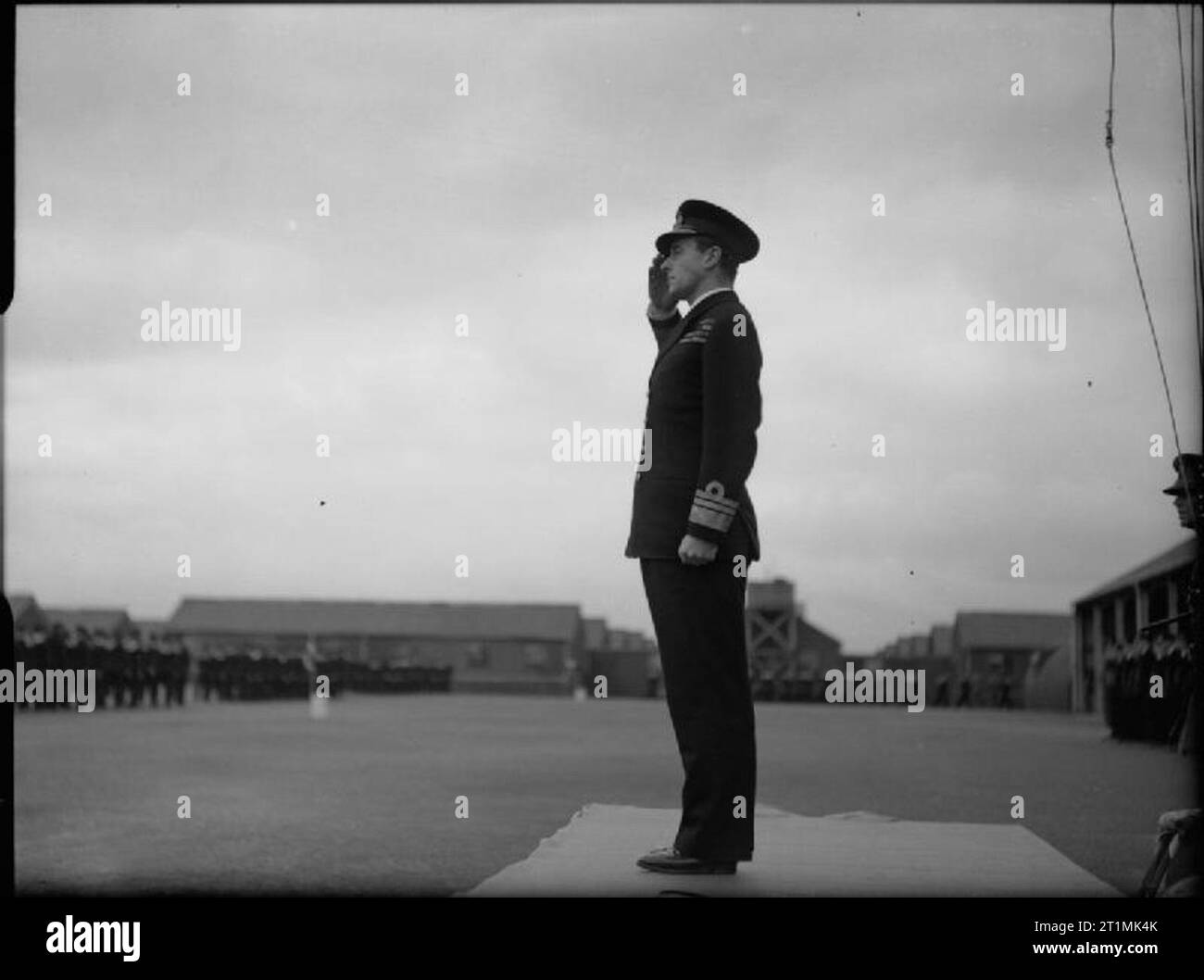 The Royal Navy during the Second World War A full length portrait shot ...