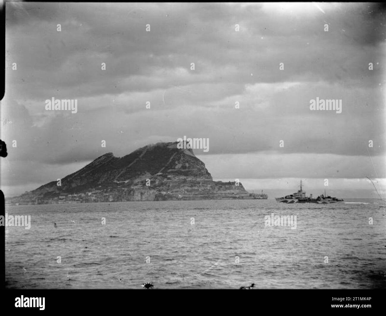 The Royal Navy during the Second World War HMS ARGONAUT approaching ...