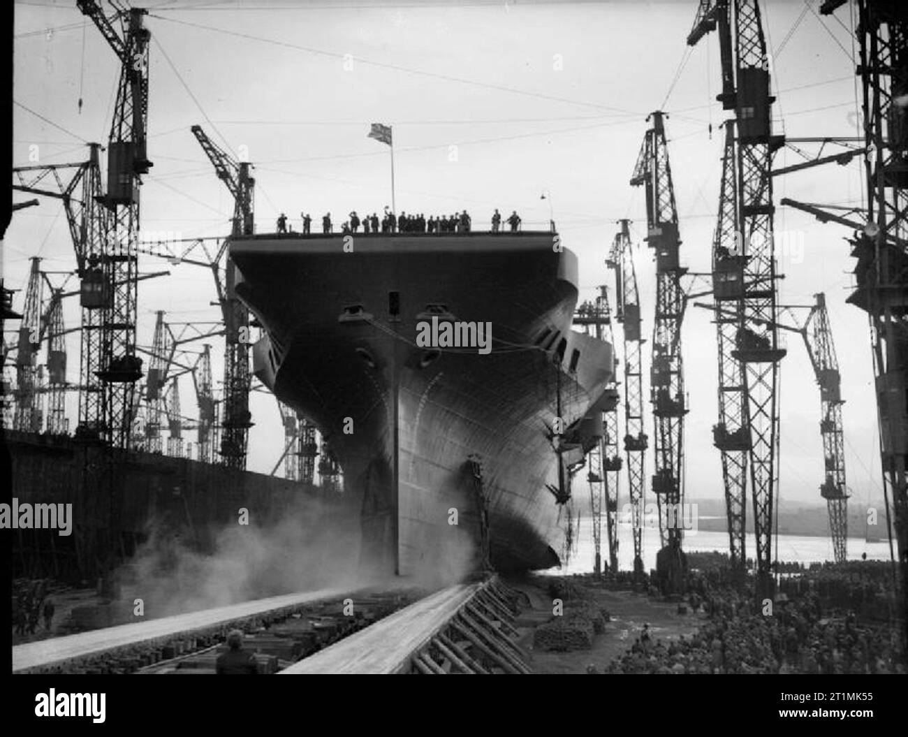 The Royal Navy during the Second World War The launching of the ...