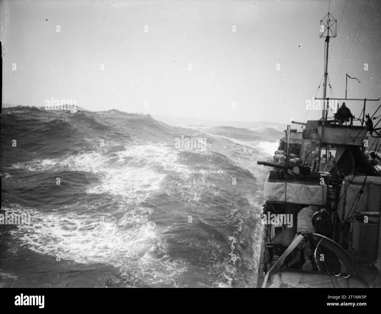 The Royal Navy during the Second World War A photograph taken from the ...