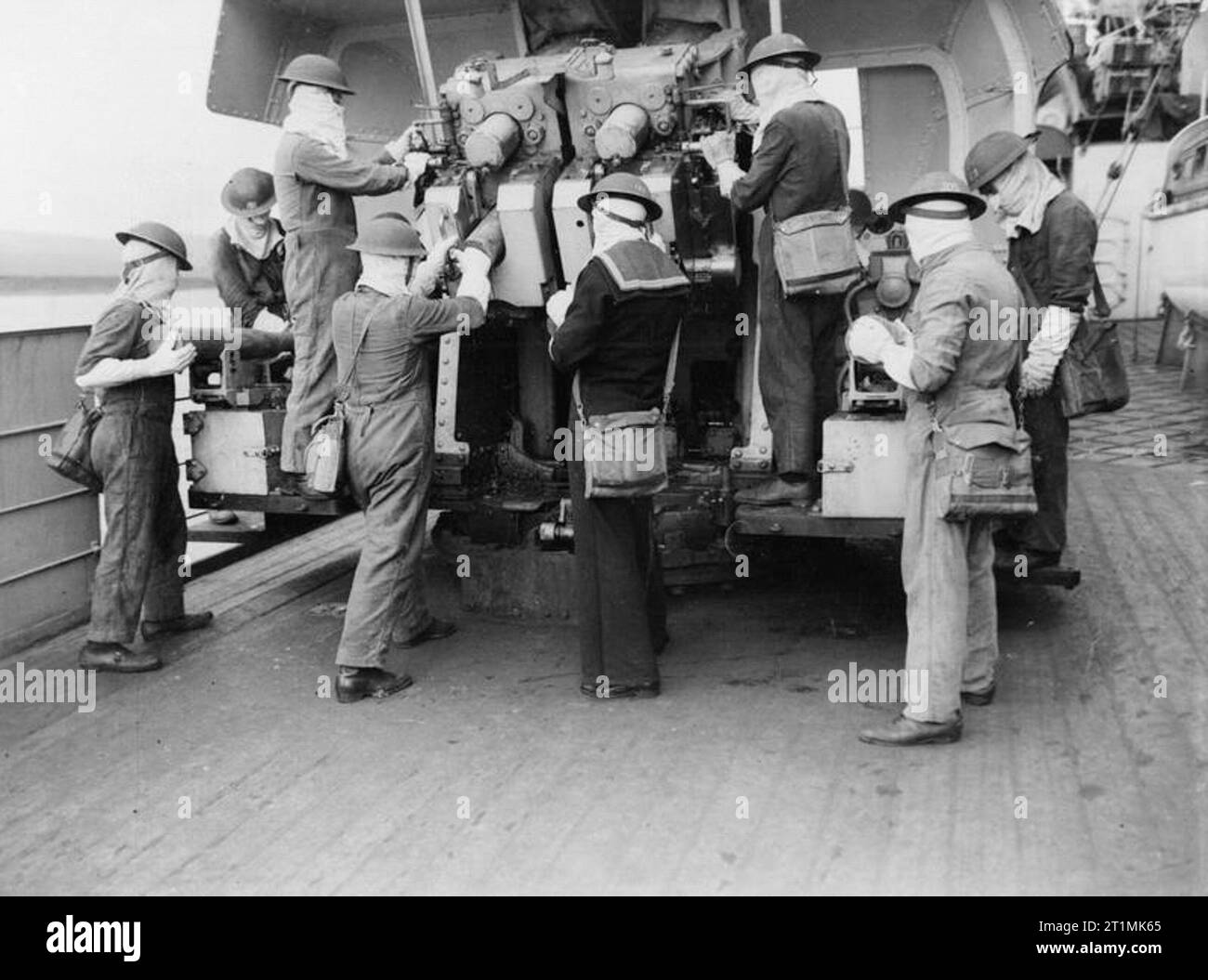 Cruiser Guns' Crews. May 1943, on Board HMS Jamaica and Berwick. 4 ...