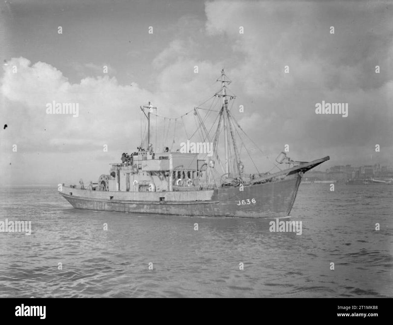 The Royal Navy during the Second World War Motor Minesweeper J 636 ...