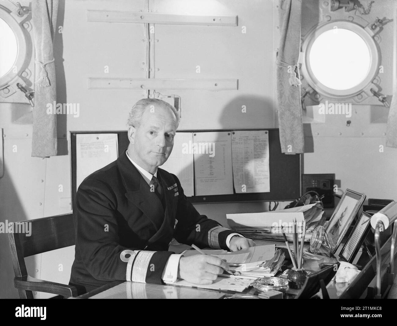 The Royal Navy during the Second World War Rear Admiral I G Glennie at ...