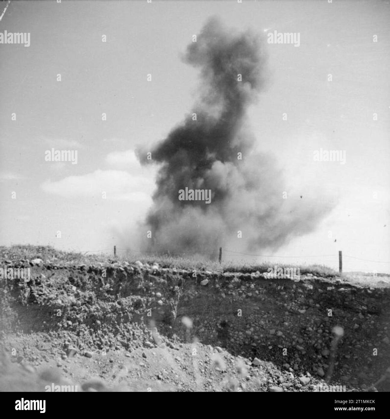 Norway After Liberation 1945 The explosion caused from the detonation ...