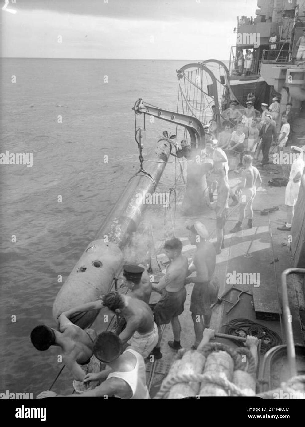 The Royal Navy during the Second World War Firmly held in the hoist the ...