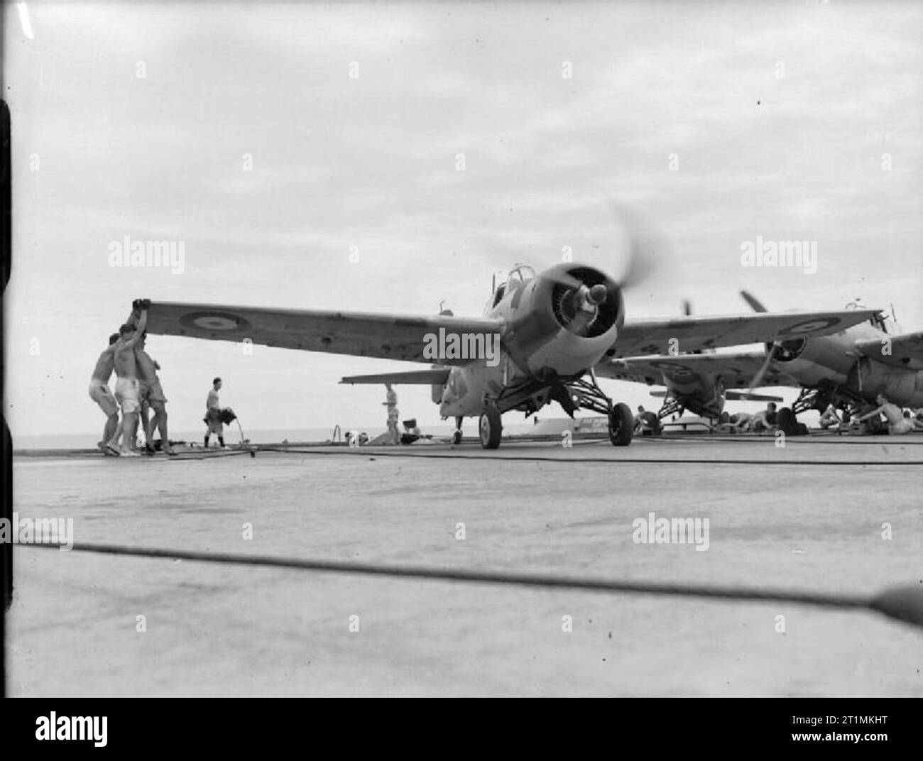 The Royal Navy during the Second World War Some of the flight deck ...