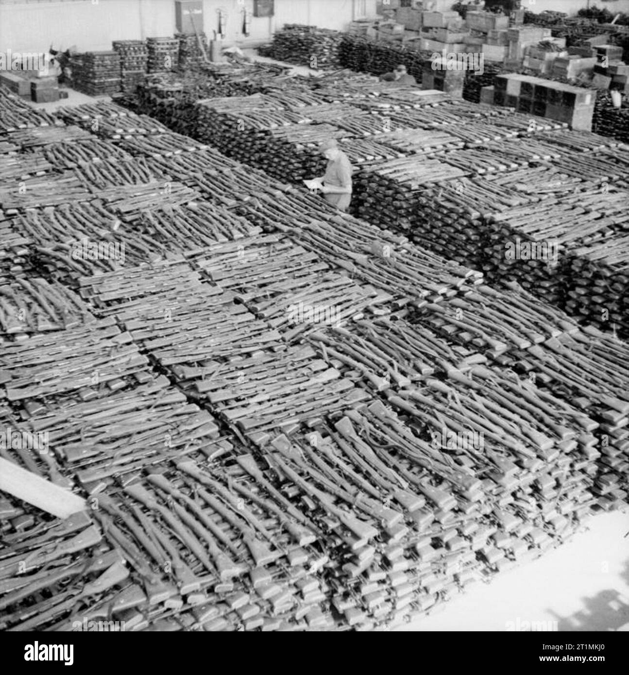Norway After Liberation 1945 Storeroom at Sola aerodrome, Stavanger ...