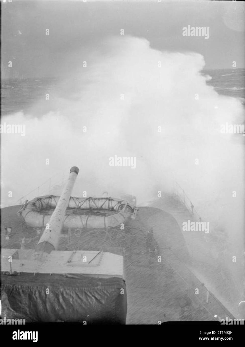 The Royal Navy during the Second World War Atlantic storms breaking ...